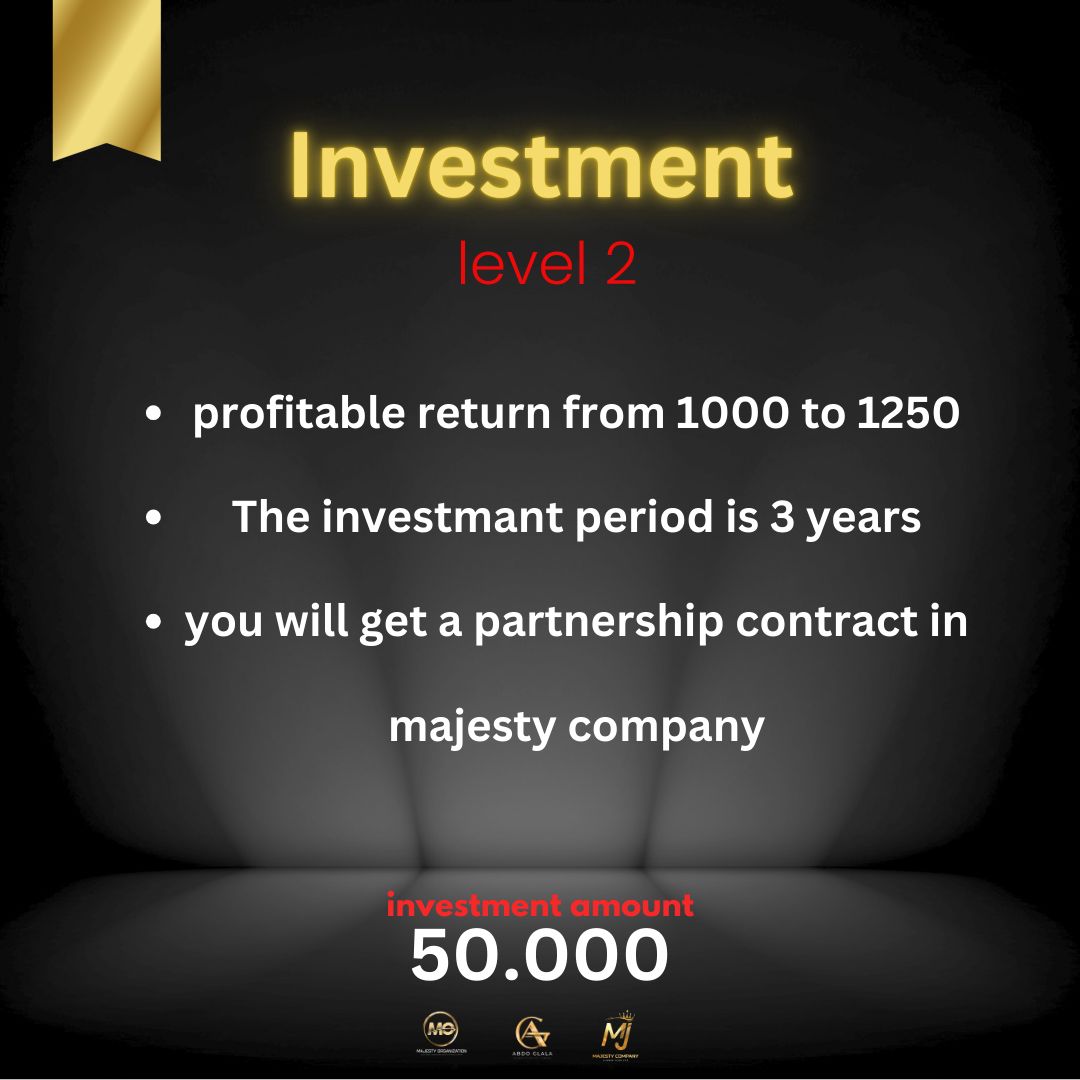 Investment Level 2 - 50000 L.E | ماجيستي